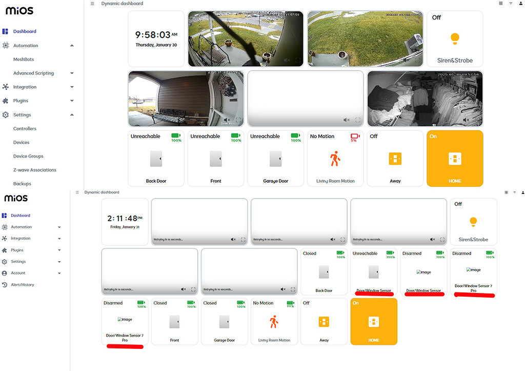 Dashboard broken after support restored a backup - Ezlo Dashboard - Ezlo Community